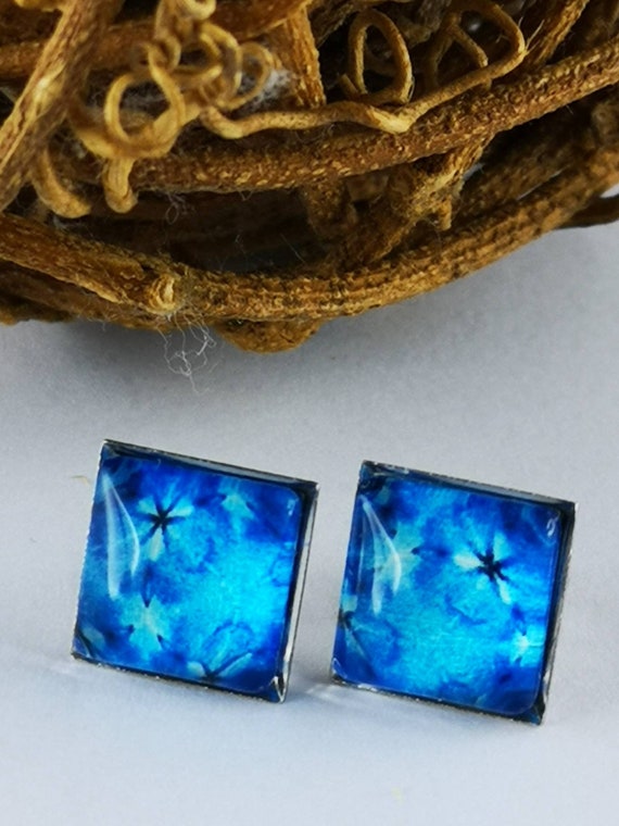 Pattern Mix Square Blue Flower - Etsy