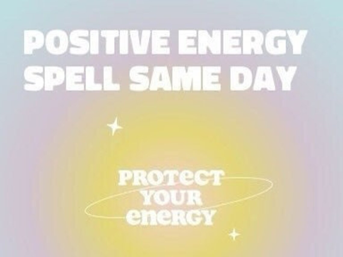 Positive Energy Spell - Etsy