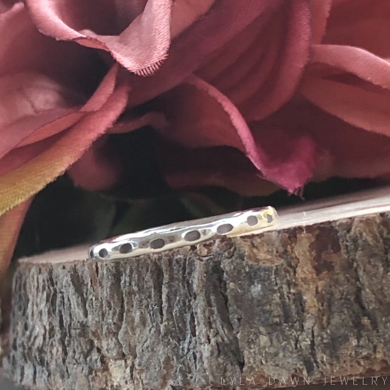 Dot Dash Ring - Etsy