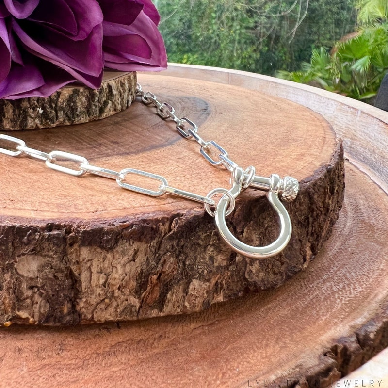 Silver Shackle - Etsy
