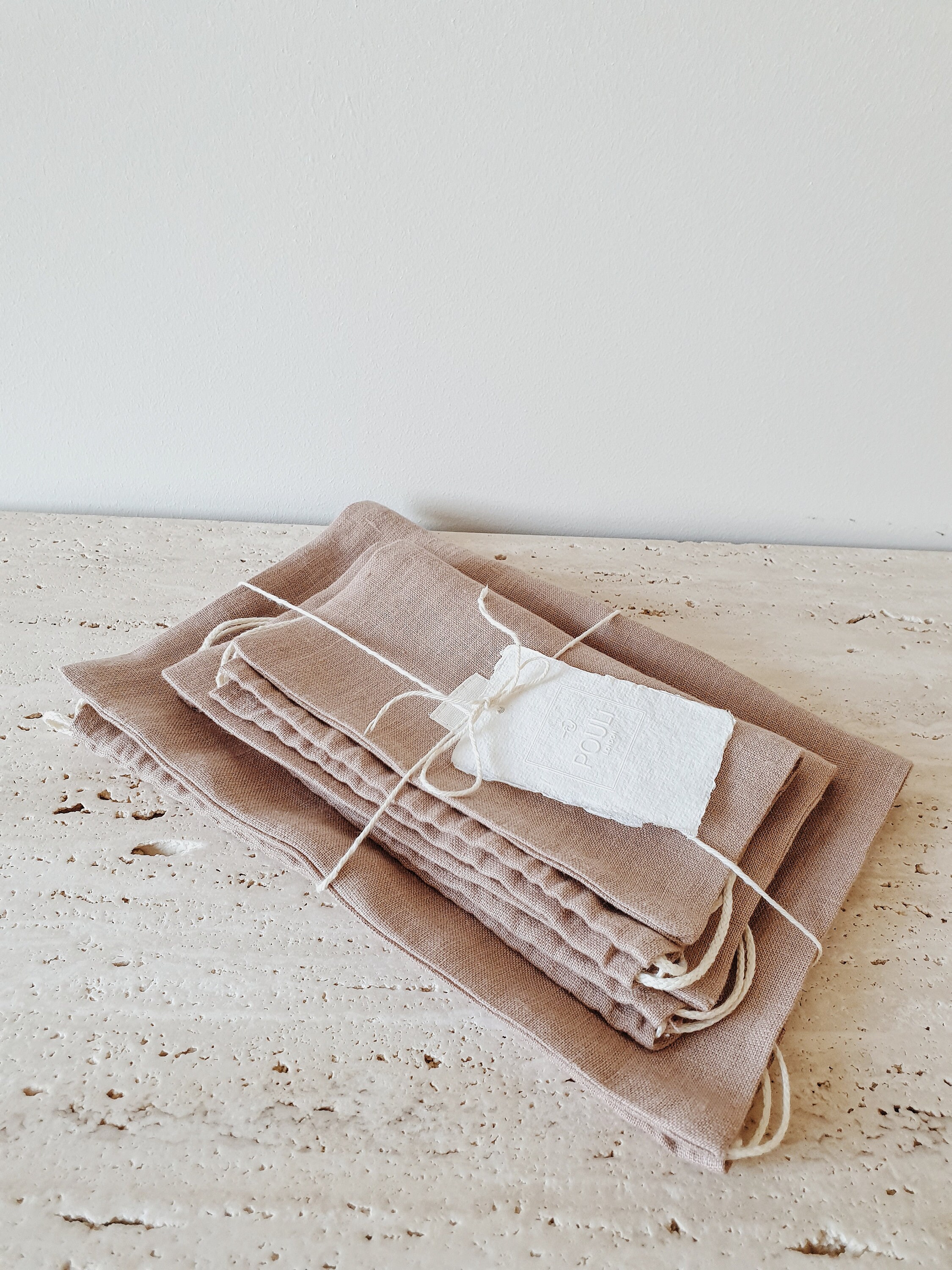 Set of 3 Linen Pouch bags Garment bags Eco storage bags | Etsy