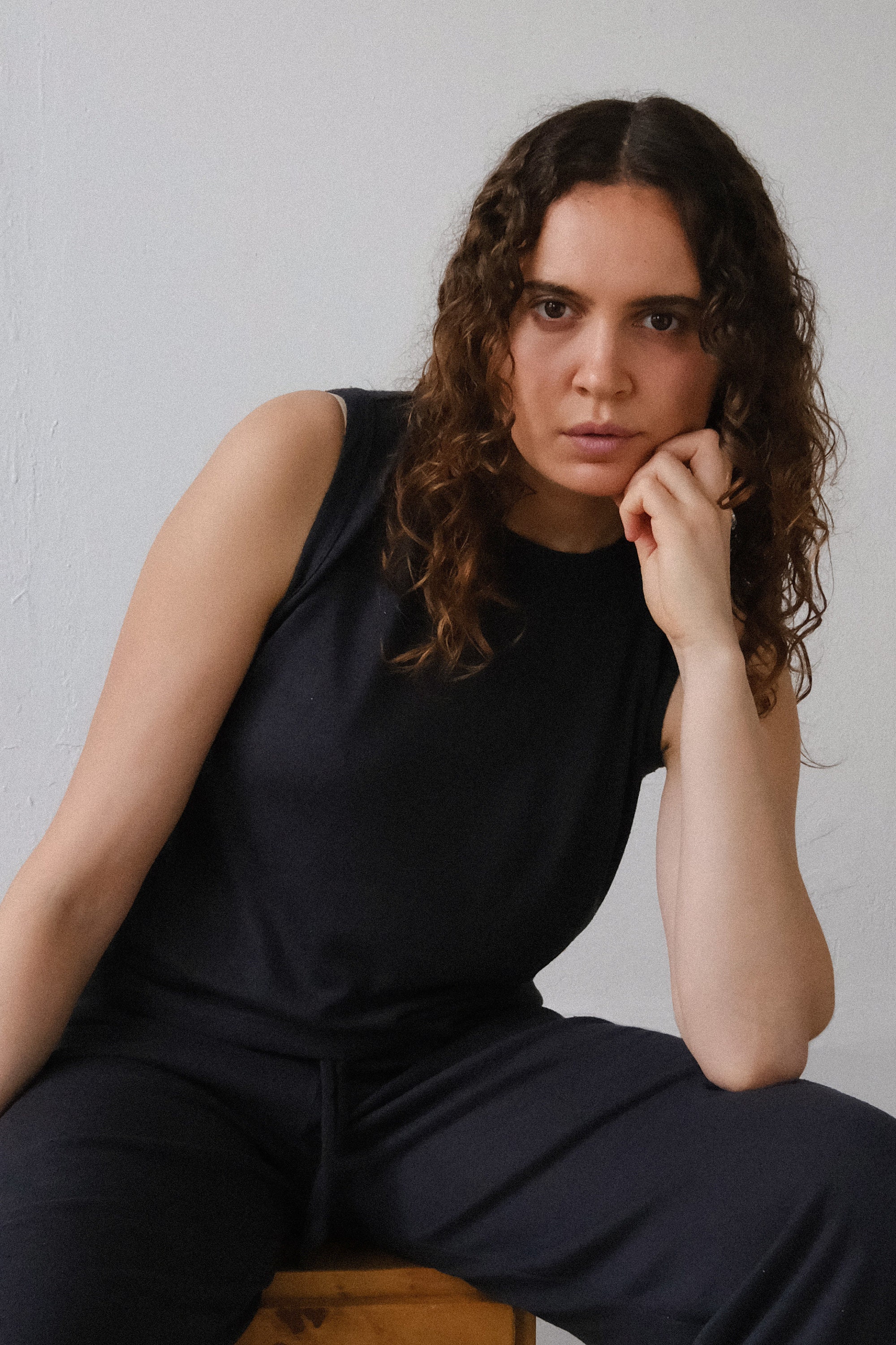 Vest Tank Top N002 Raw Silk Jersey Sleeveless Top Women Tank Top Made ...