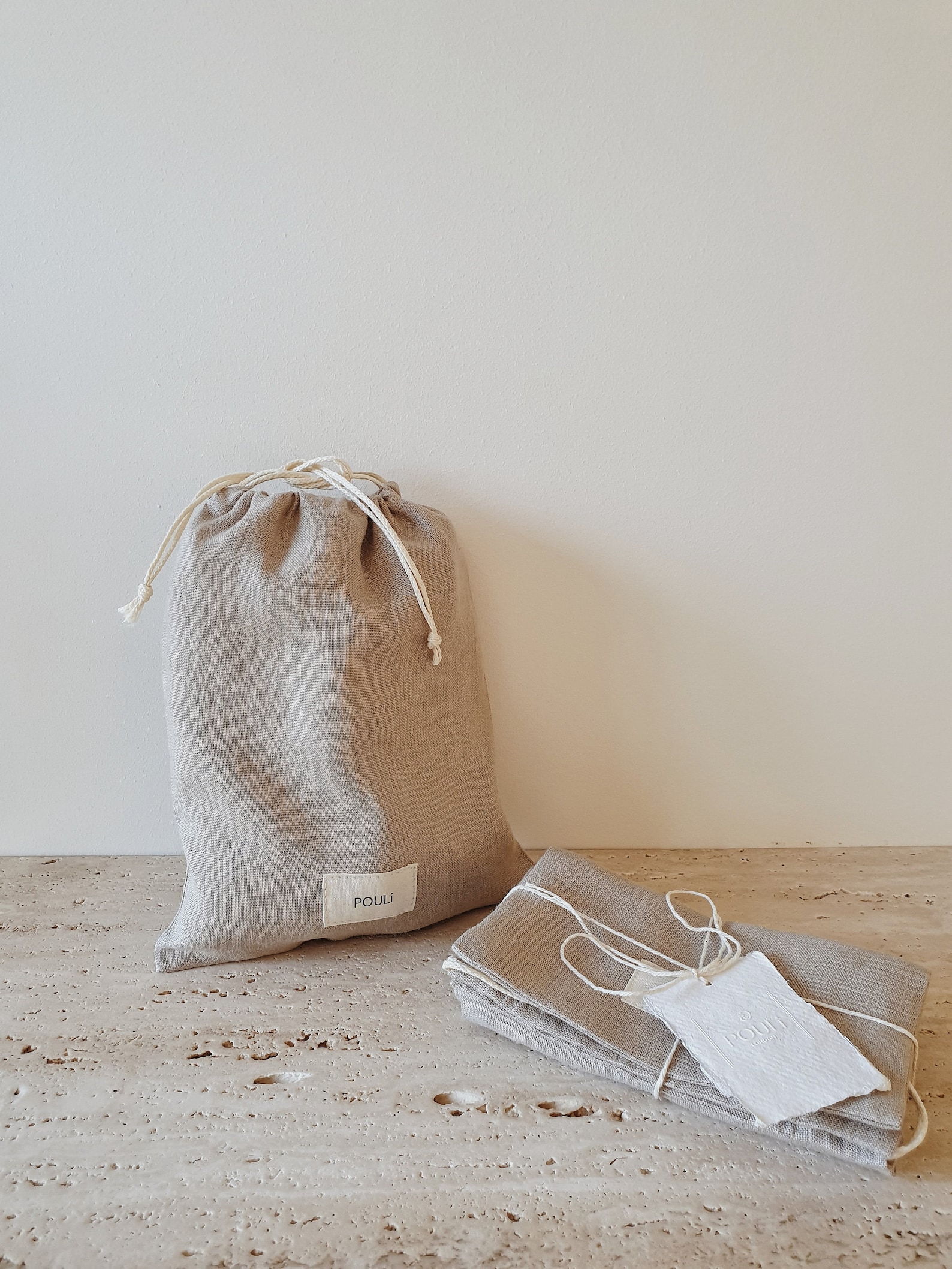 Set of 3 Linen Pouch Bags Garment Bags Eco Storage Bags - Etsy UK