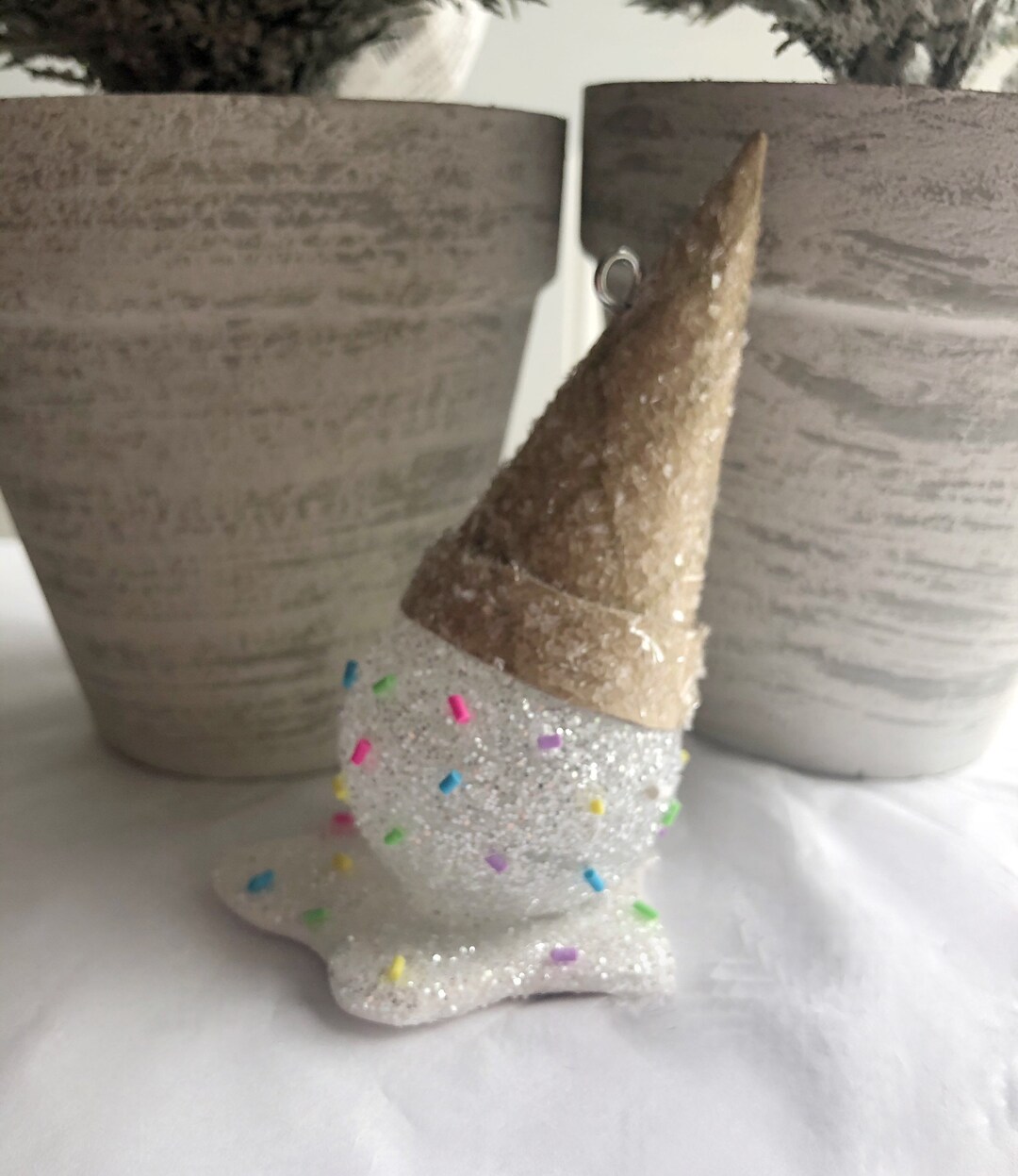 Melted Vanilla Cream Christmas Ornament Vanilla Treats Christmas Tree ...