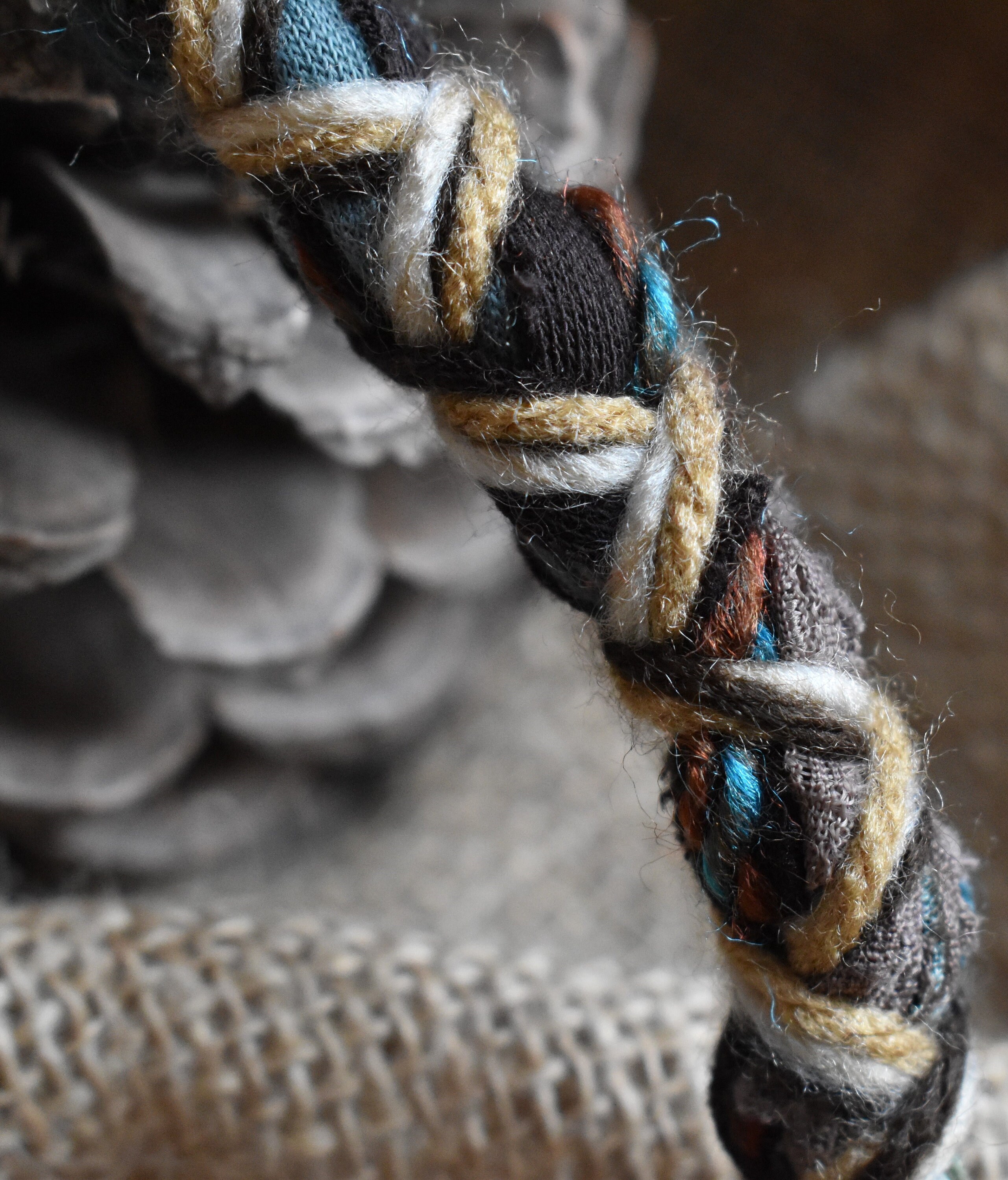 Removable raggylock Hair Wrap Boho Fabric Hair - Etsy