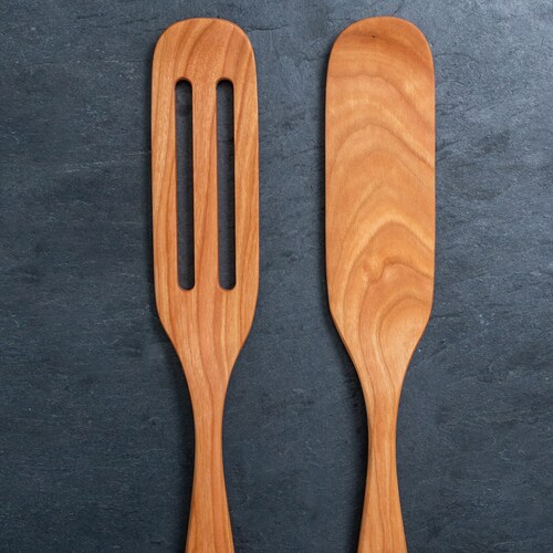 Handmade Wooden Spurtle 12 Large Stirring Utensil Made in - Etsy