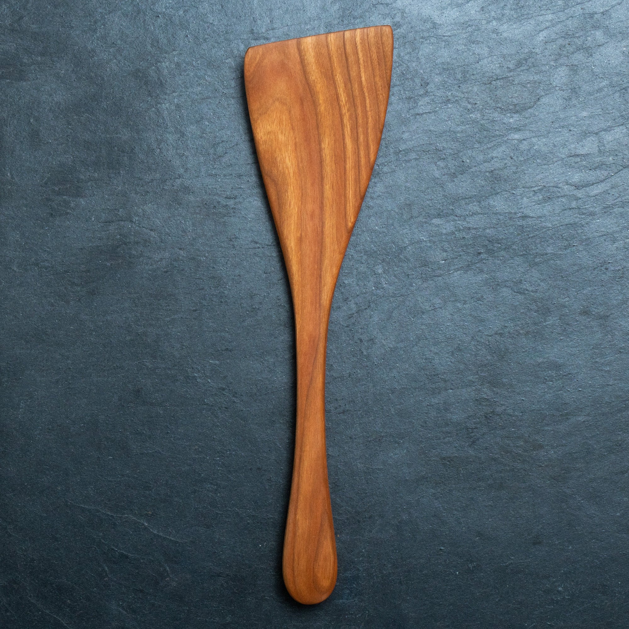 Handmade Wooden Turner - 12” Cooking Paddle, Hand Carved Spatula ...