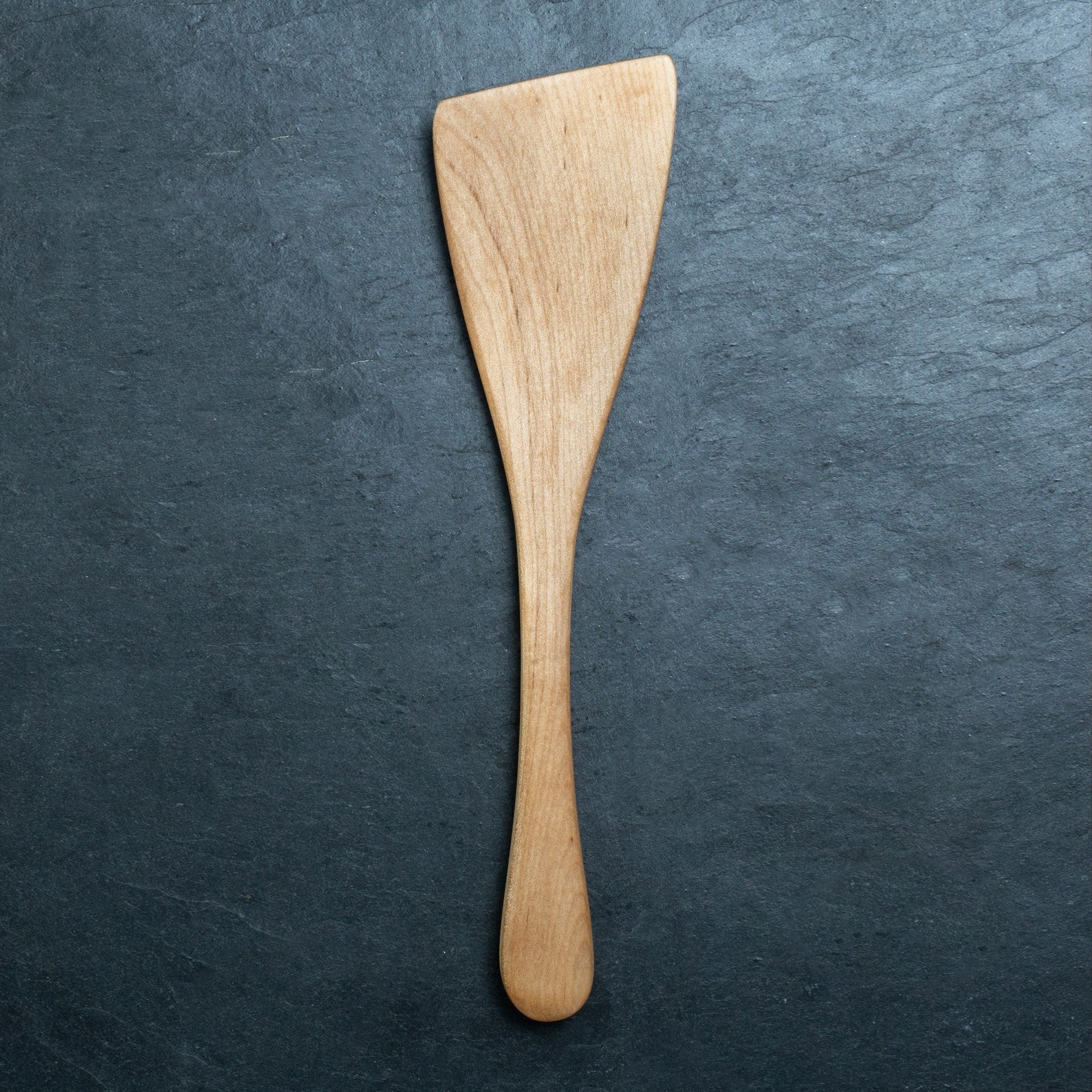 Handmade Wooden Turner - 12” Cooking Paddle, Hand Carved Spatula ...