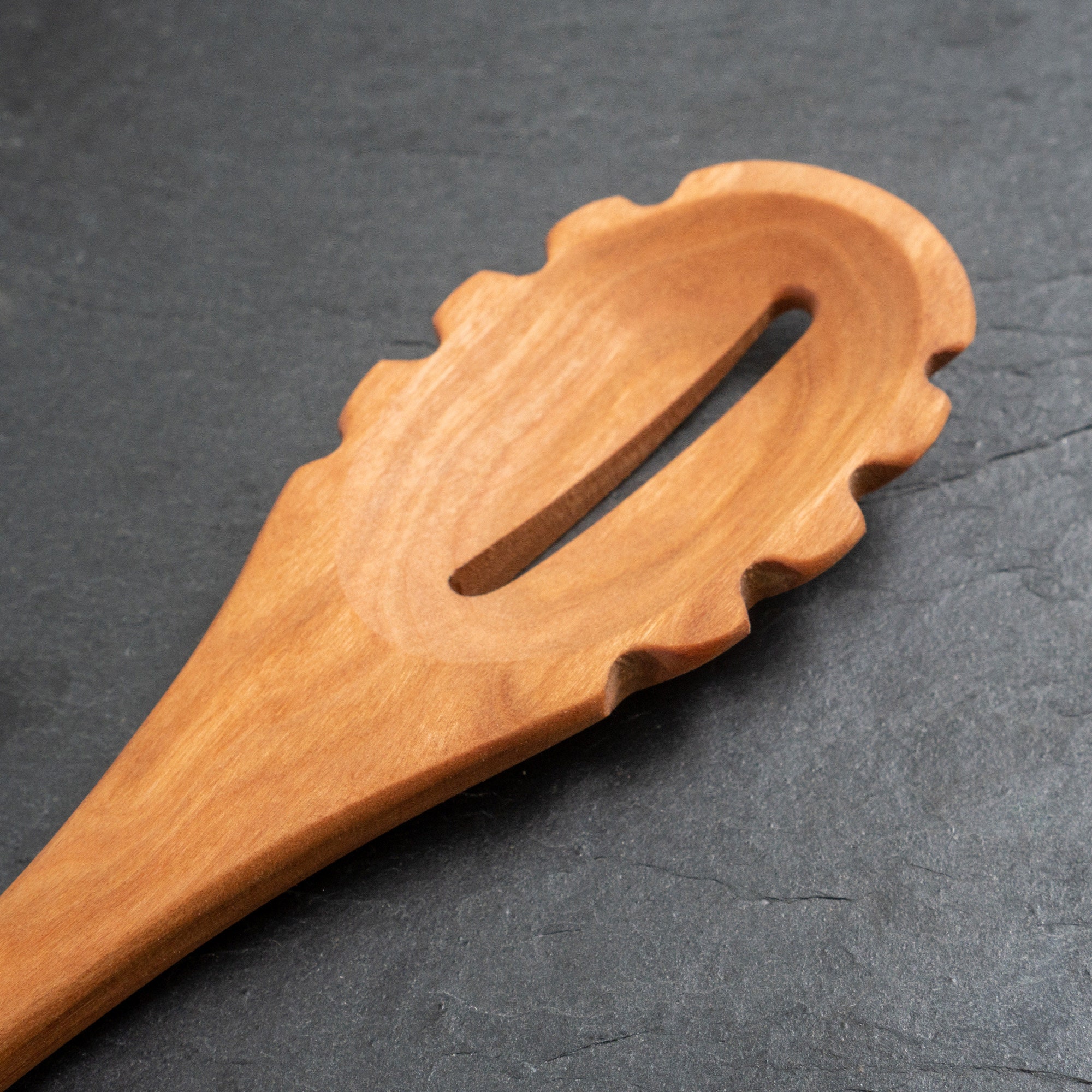 Wooden Pasta Spoon 12 Spaghetti Server - Etsy