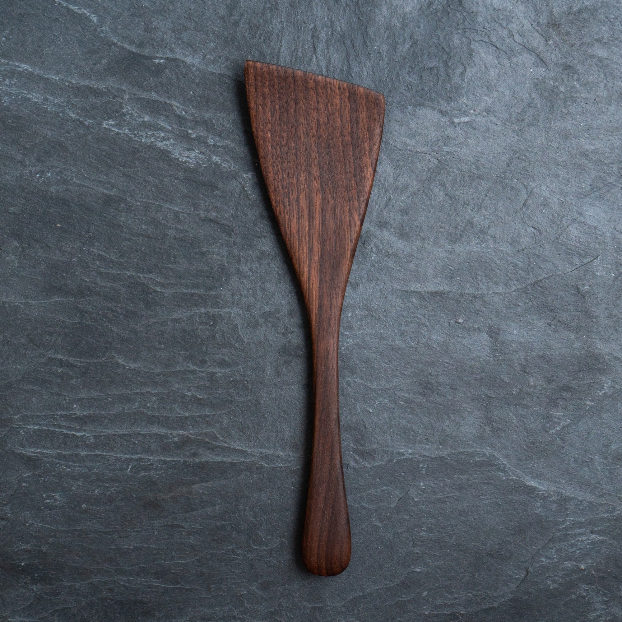 Handmade Wooden Turner - 12” Cooking Paddle, Hand Carved Spatula ...