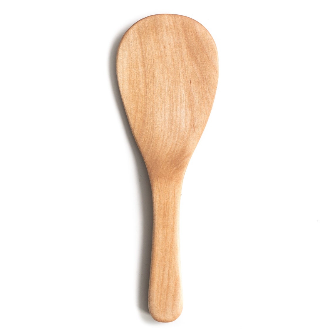 Handmade Wooden Rice Paddle - Japanese Shamoji for Mixing and Serving ...
