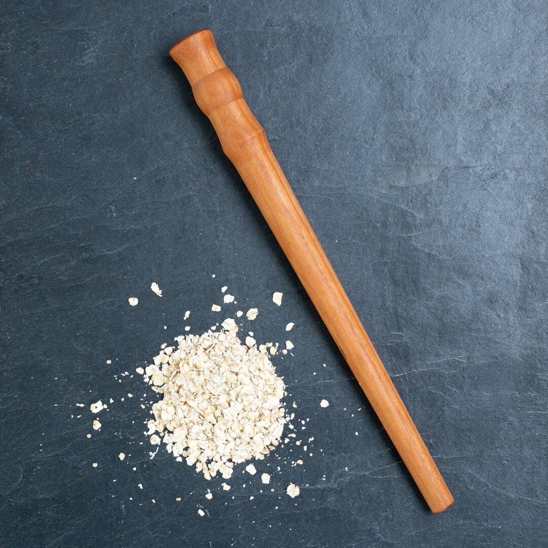Scottish Spurtle for Porridge and Oatmeal - 11” Turned Wooden Spurtles ...