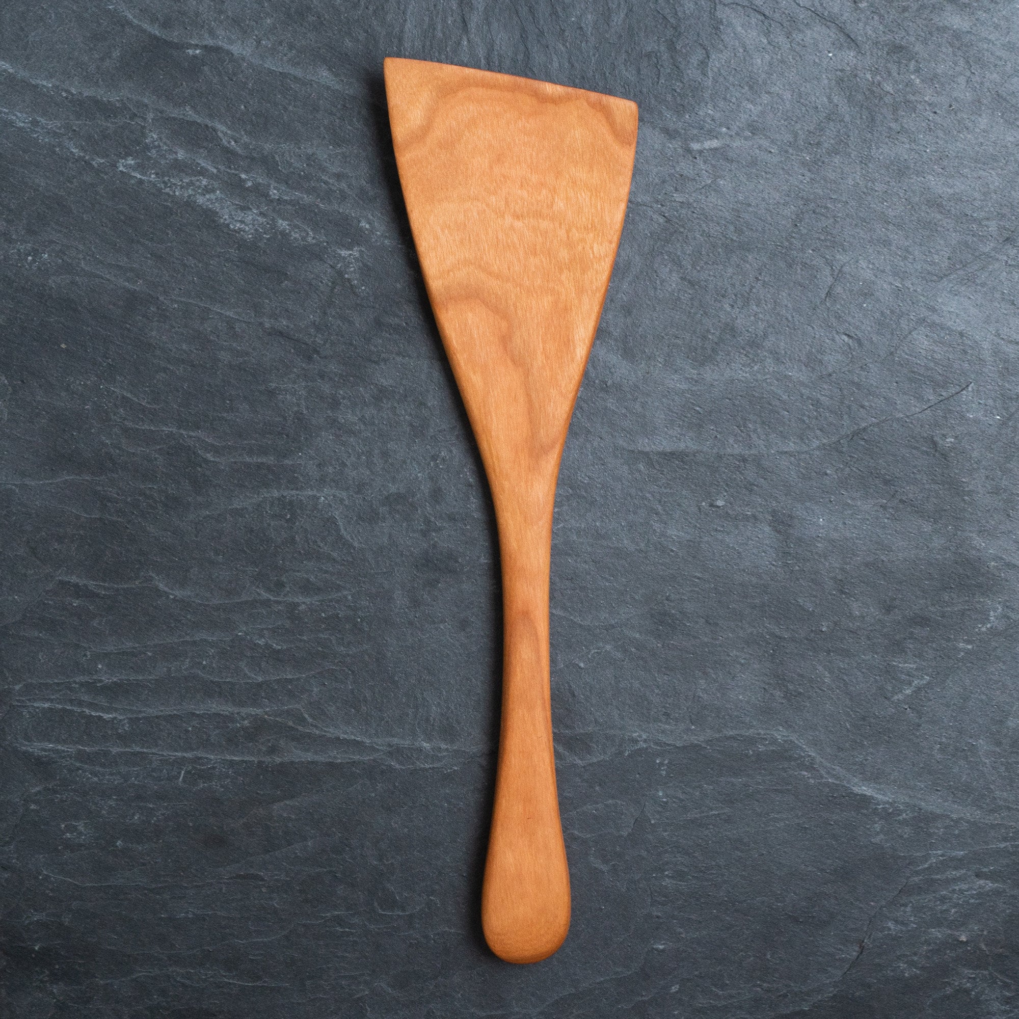 Handmade Wooden Turner - 12” Cooking Paddle, Hand Carved Spatula ...