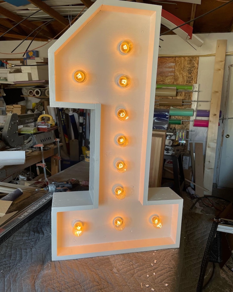 Light up Numbers and Letters Birthday Numbersmarquee Letters - Etsy