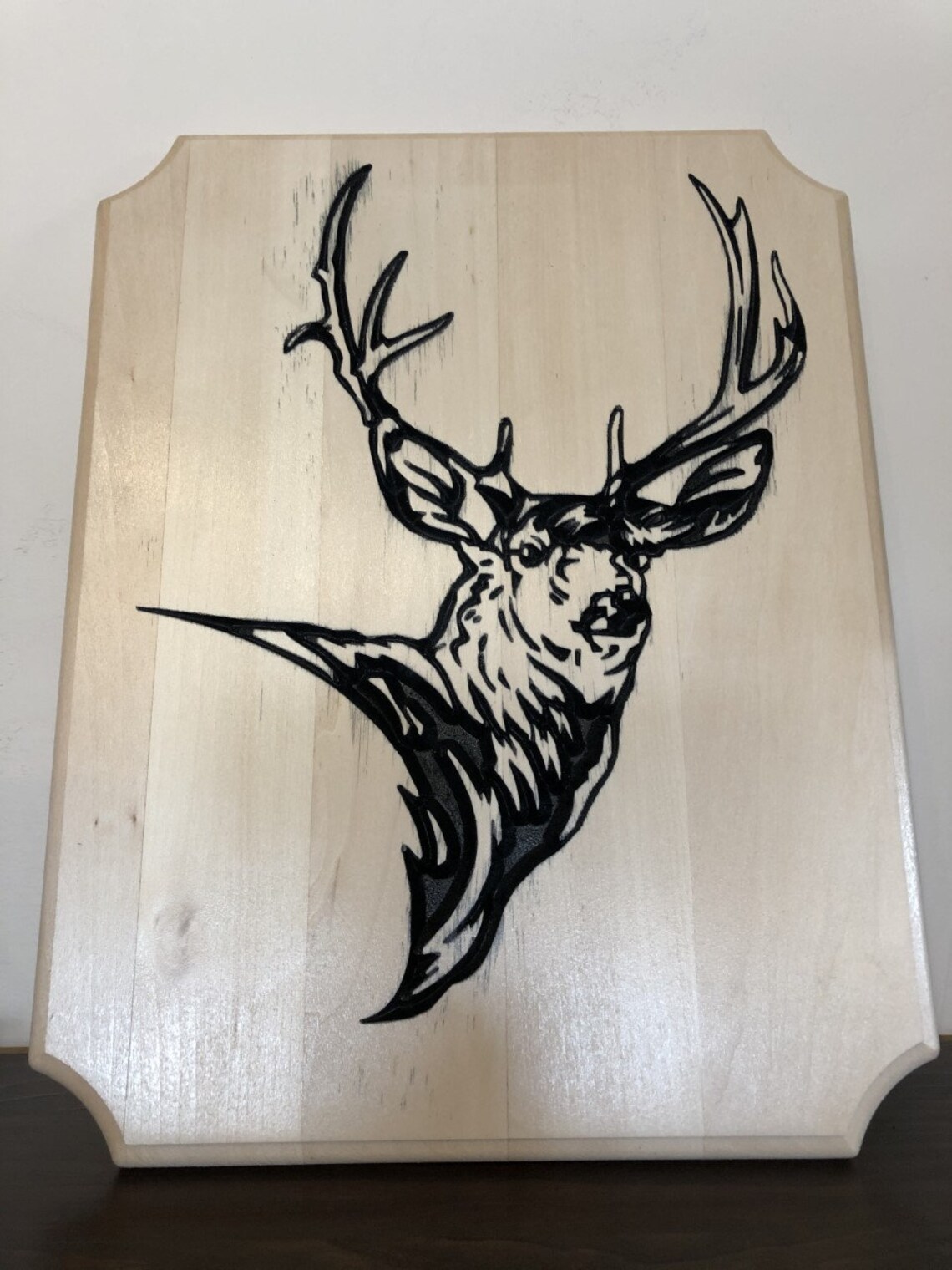 Mule Deer Wildlife Wooden Sign - Etsy