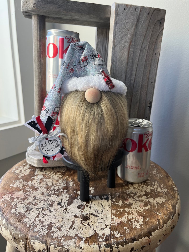 Coca Cola Gnome/coke/cola Decor/tiered Tray Decor/coke Lover/but First ...