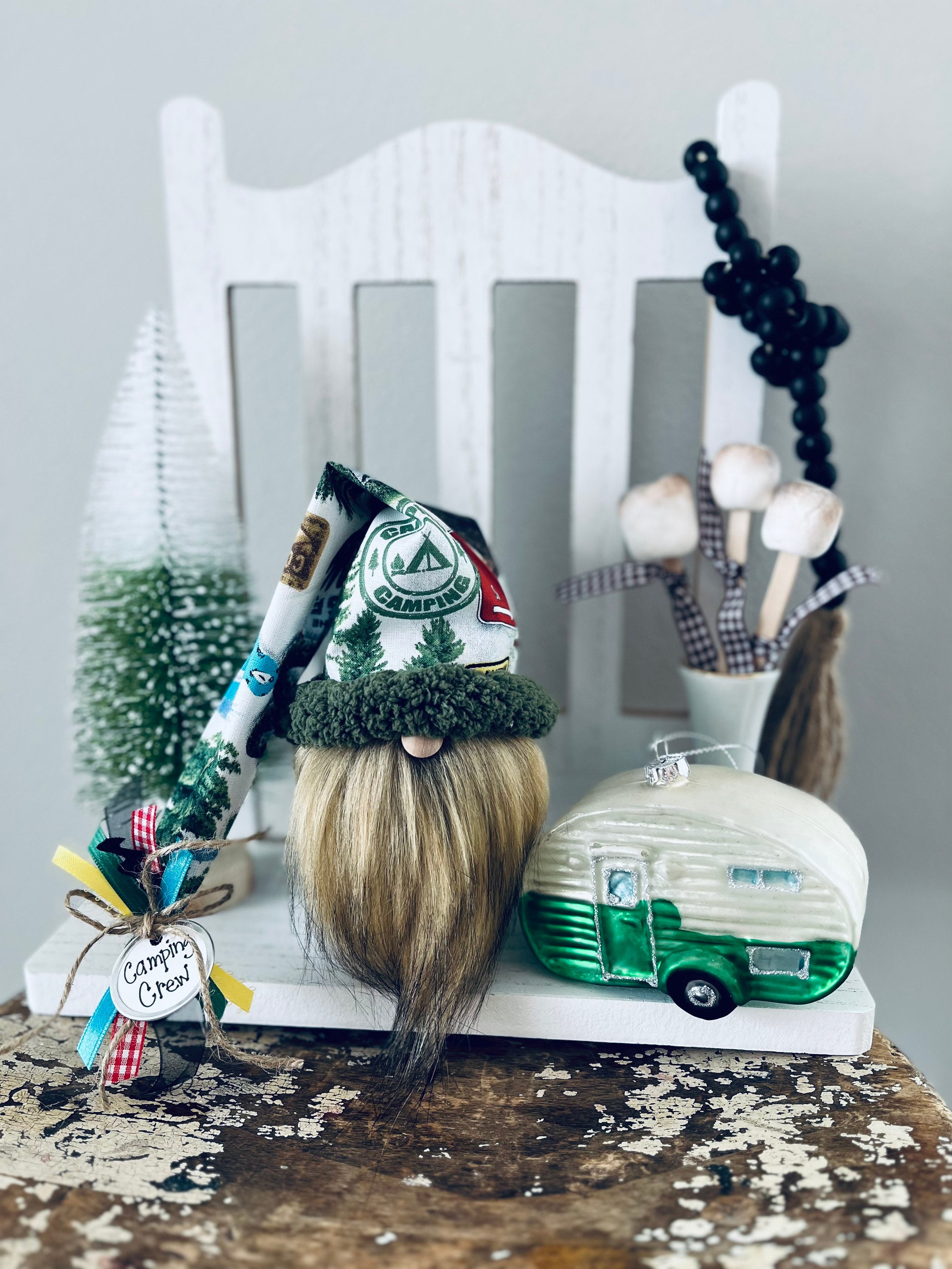 Camping Gnome/happy Camper/camping/rv Life/house on - Etsy