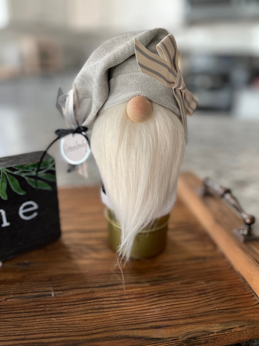 Homebody Gnome/gnomes/home Decor Gnome/farmhouse Gnome/tiered - Etsy