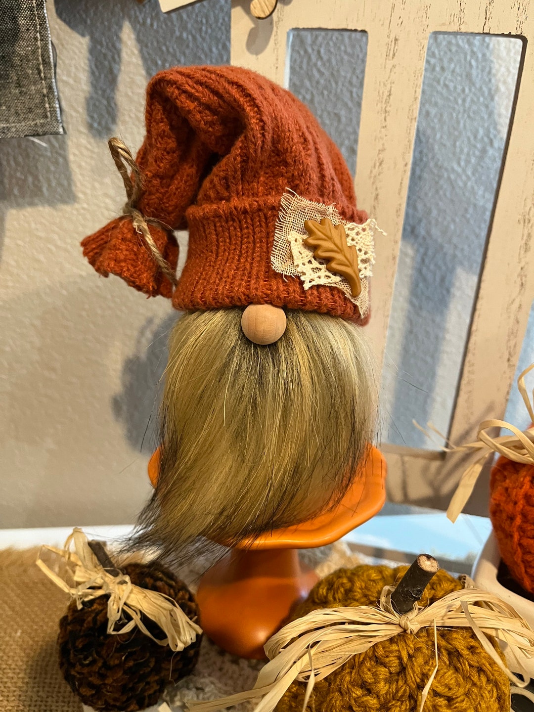 Mini Fall Gnome/gnomes/gnome Decor/mini/tiered Tray/mini - Etsy