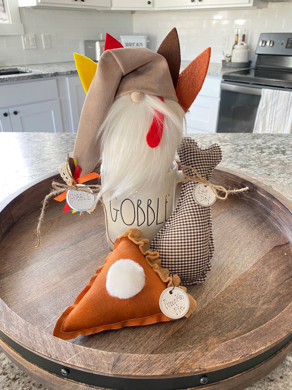 Turkey Gnome/turkey Decor/thanksgiving - Etsy