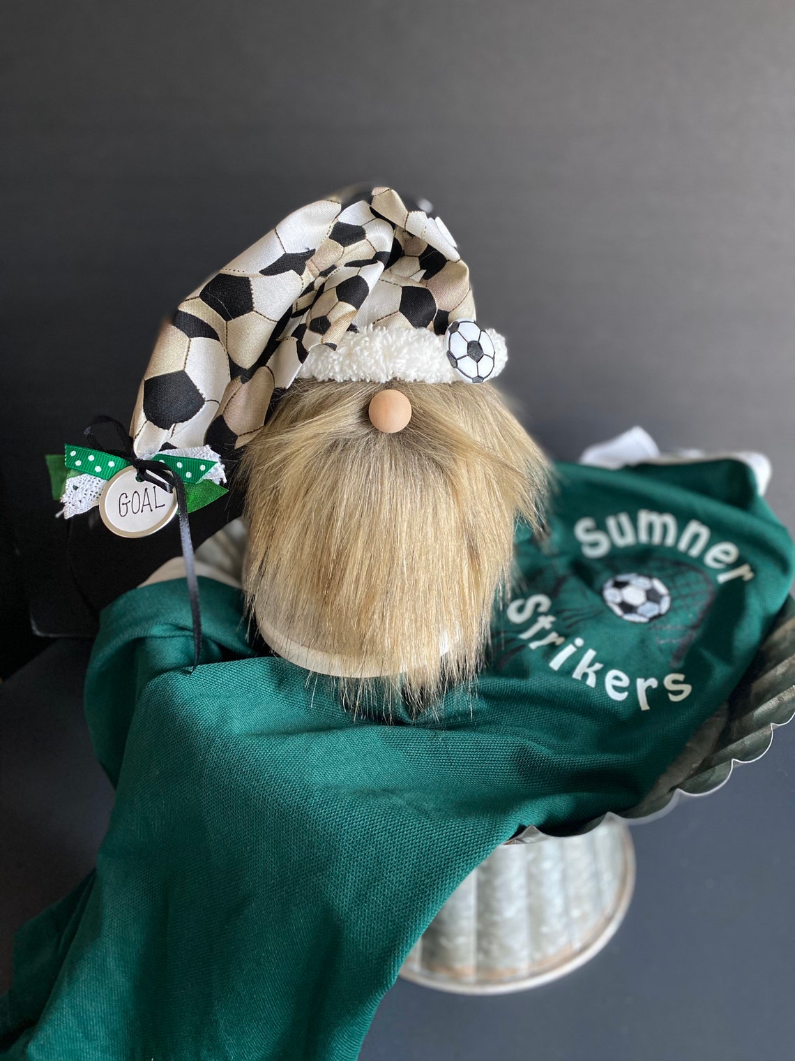 Soccer Gnome/gnomes/soccer Gnome Decor/soccer Gnome/sports - Etsy