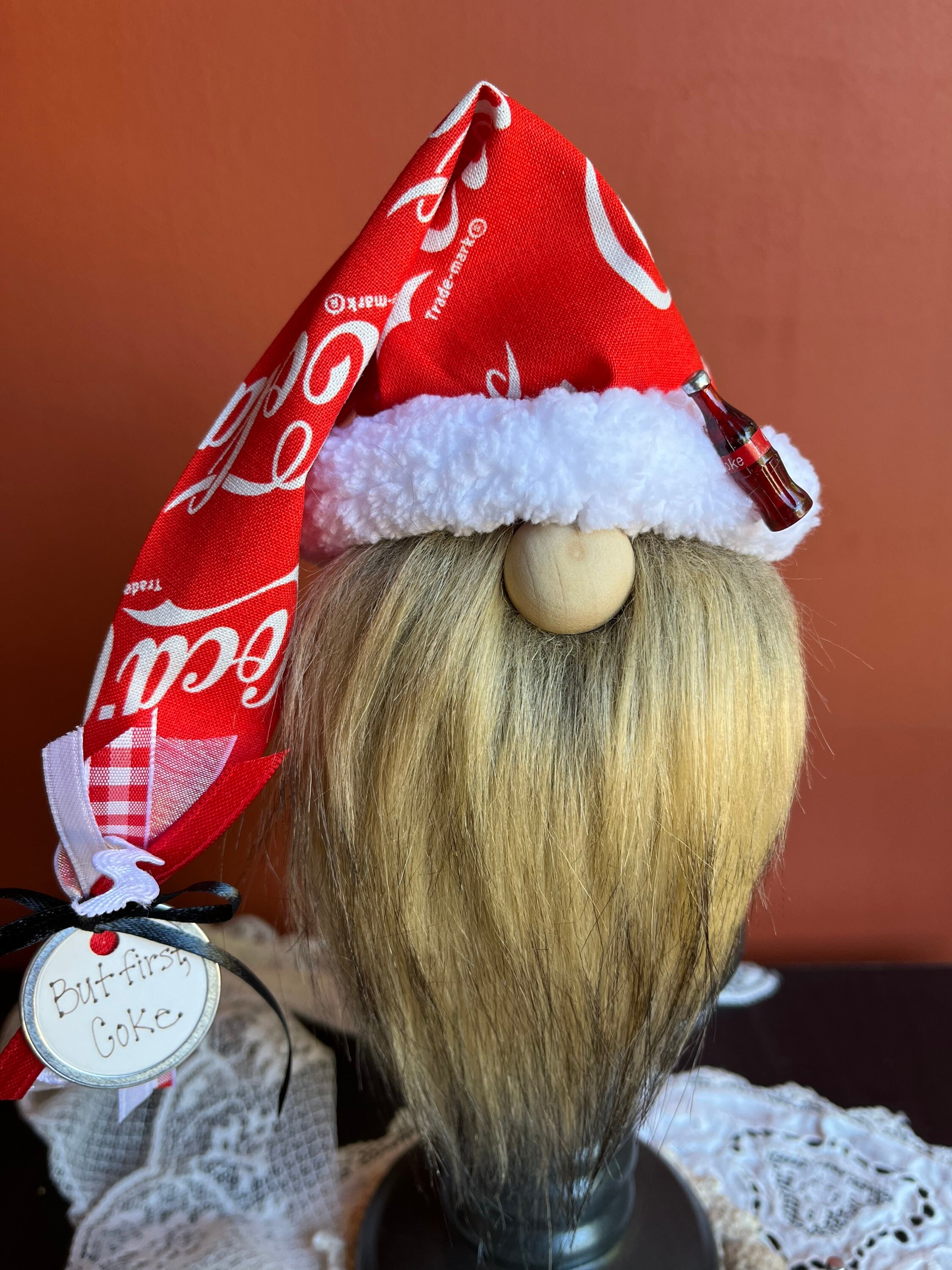 Coca Cola Gnome/coke/cola Decor/tiered Tray Decor/coke Lover/but First ...