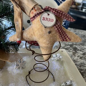 Primitive Star Snowman/snowman/snowmen/christmas Decor/snowman Decor ...