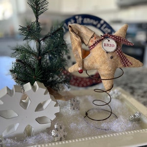 Primitive Star Snowman/snowman/snowmen/christmas Decor/snowman Decor ...