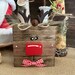 Rudolph Wooden Block/rudolph Decor/christmas/tiered Tray Decor/rudolph ...