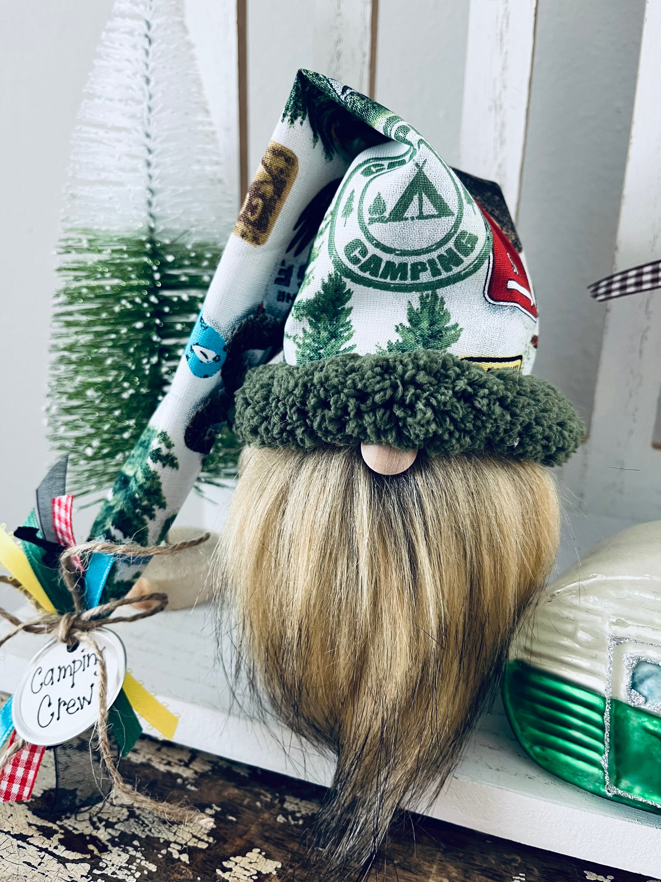 Camping Gnome/happy Camper/camping/rv Life/house on - Etsy