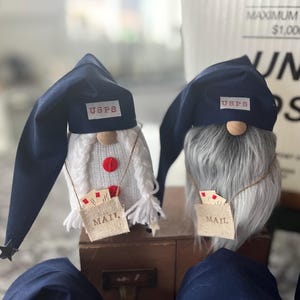 Postal Gnome/gnome/usps Gnome/letter Carrier Gnome/mail/mailman/postage ...