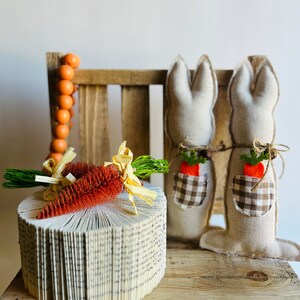 Linen Easter Bunny Plushie/bunny Tuck/bunny Ornie/bunny Bowl Filler ...