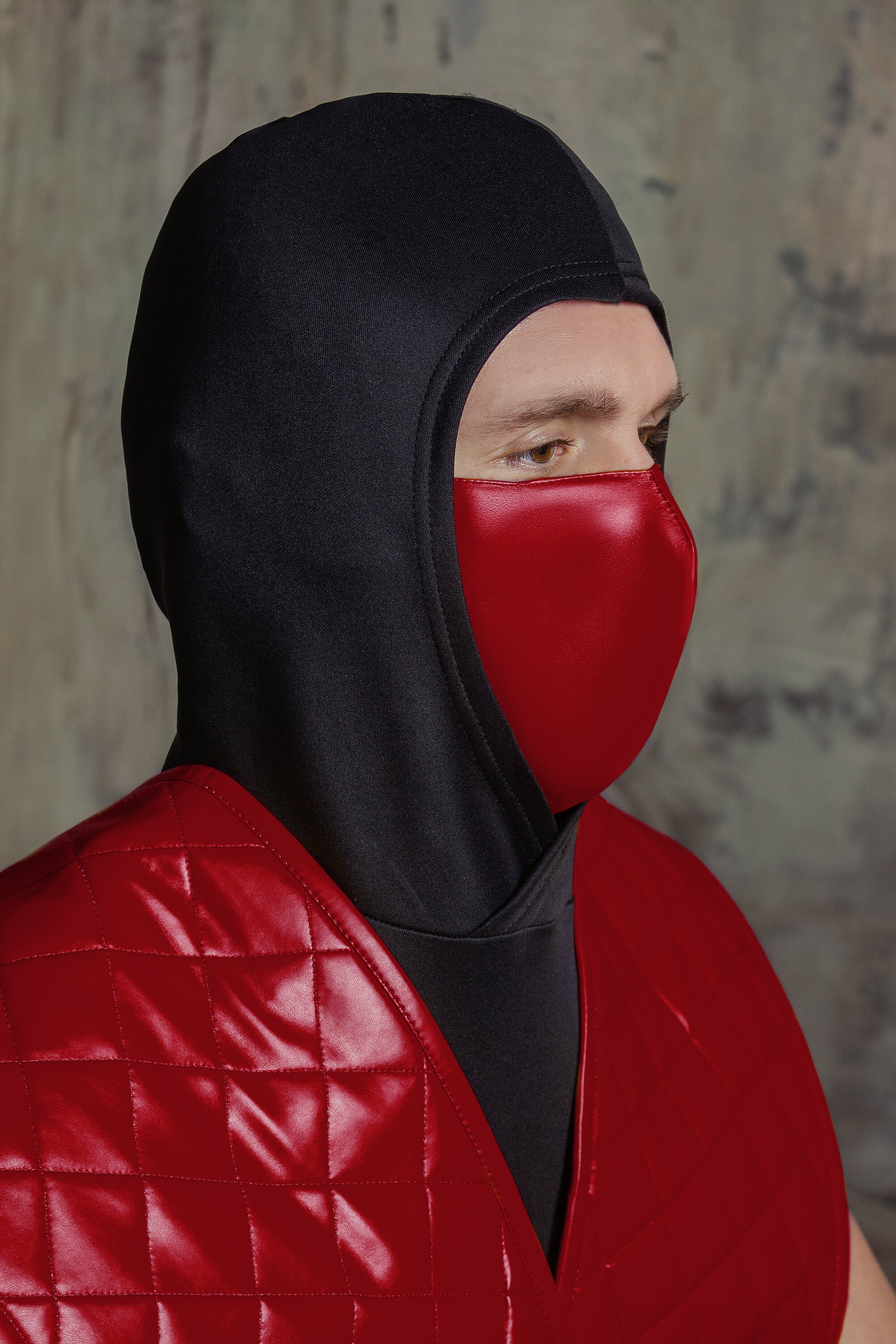 Mortal Kombat Cosplay Costume, Ermac Costume With Vest and Mask, Ninja ...