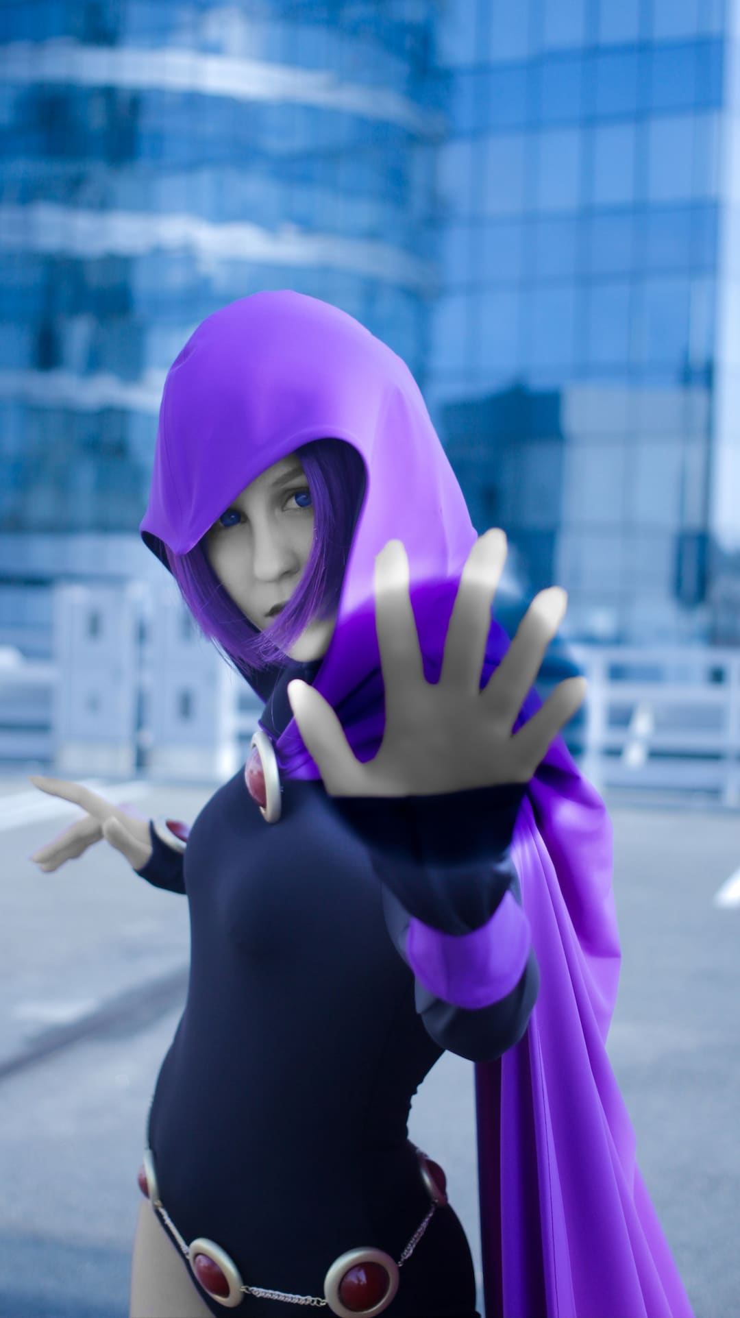 Titans Raven Costume Raven Cosplay Purple Superhero Costume Womens Raven Costume Teen Titans