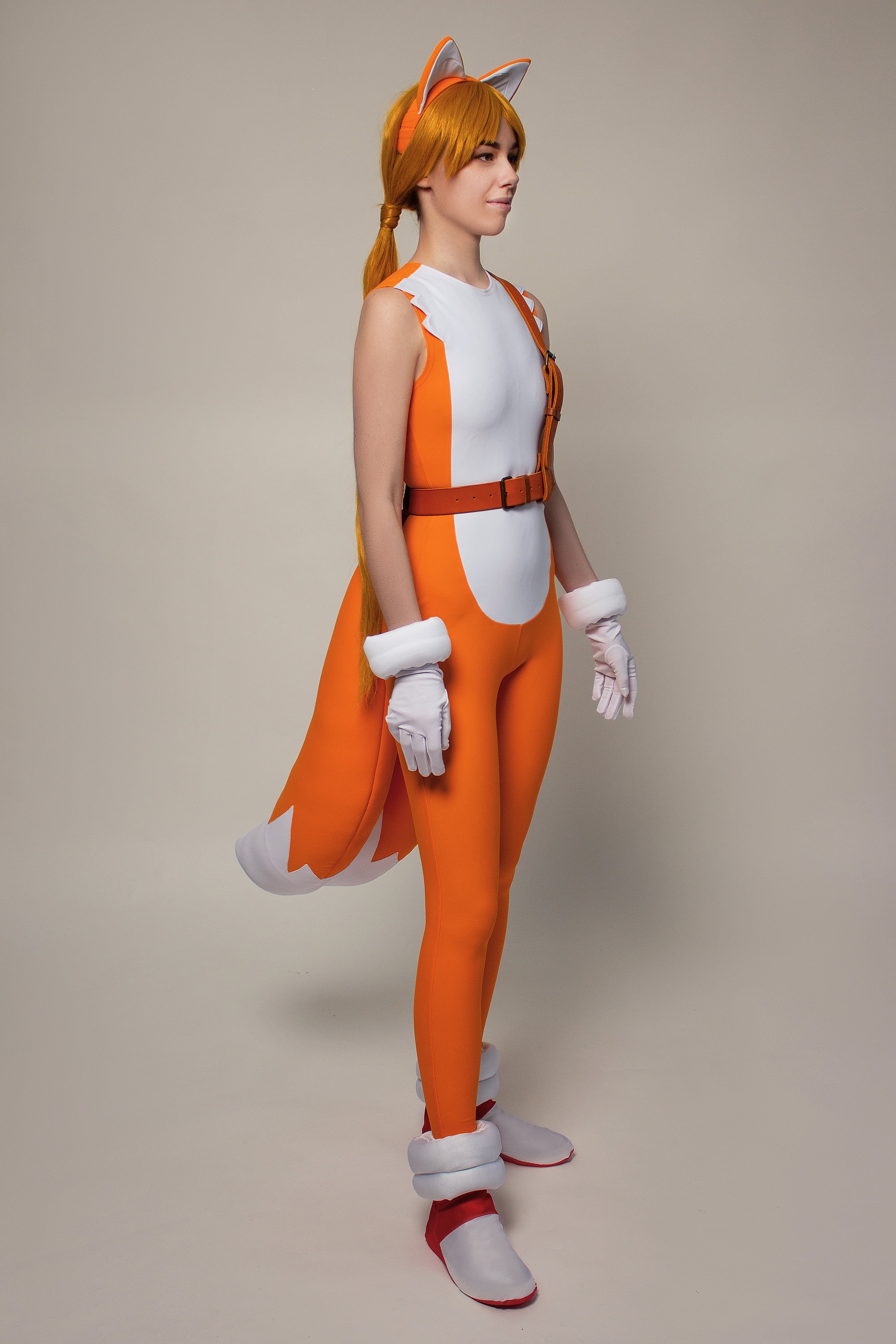 Miles Tails Prower Cosplay Costume, Tails the Fox Video Game Cosplay ...