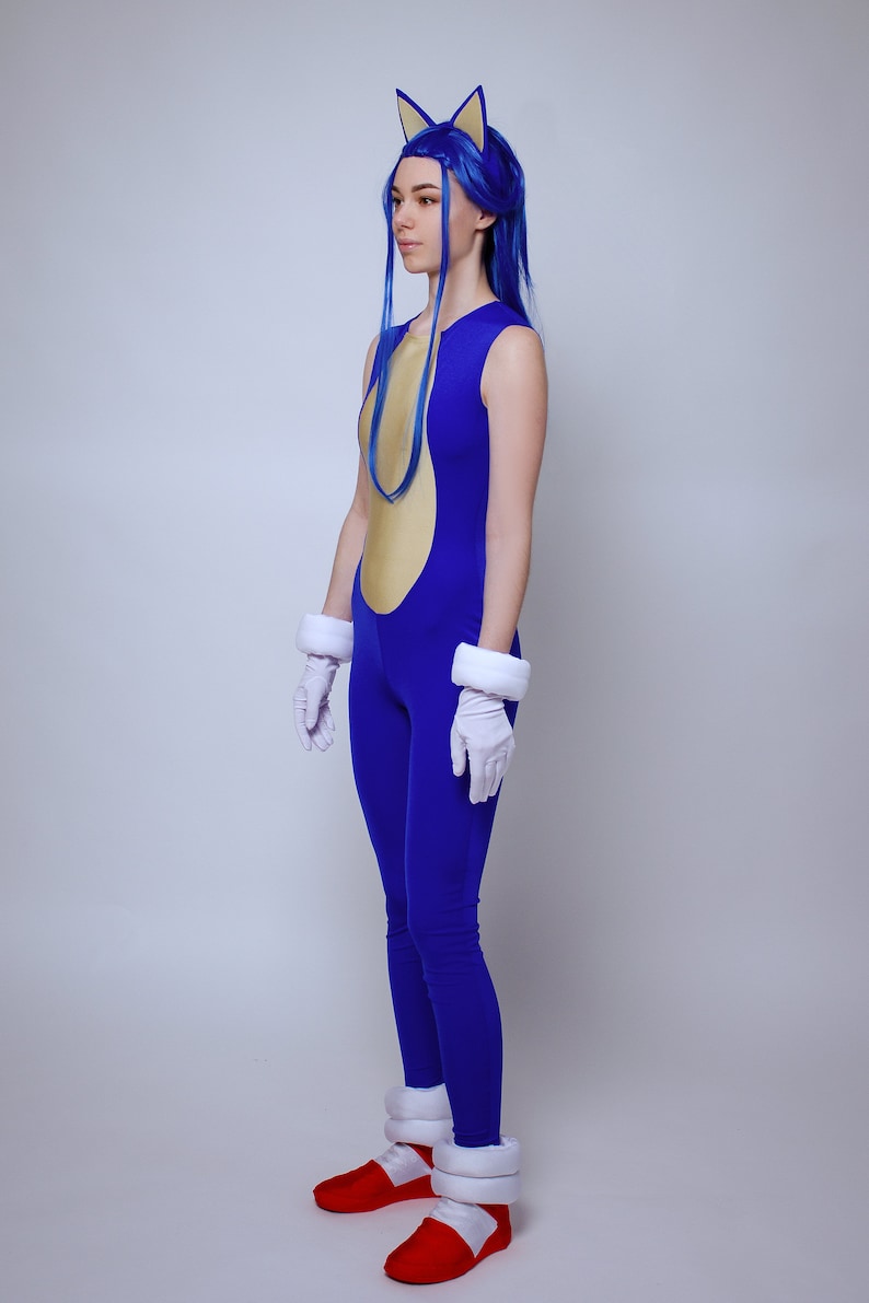 Sonic the Hedgehog Cosplay Costume, Sonic Video Game Cosplay, Sonic ...