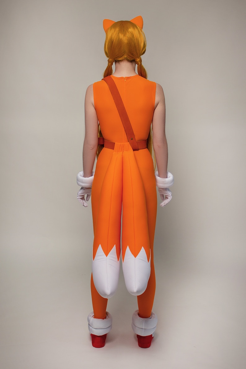 Miles Tails Prower Cosplay Costume, Tails the Fox Video Game Cosplay ...