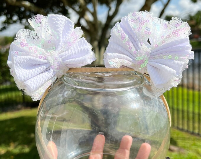 Solid Shredded Piggies, Messy Piggies, Micro Hair Bow, Shredded Bows ...