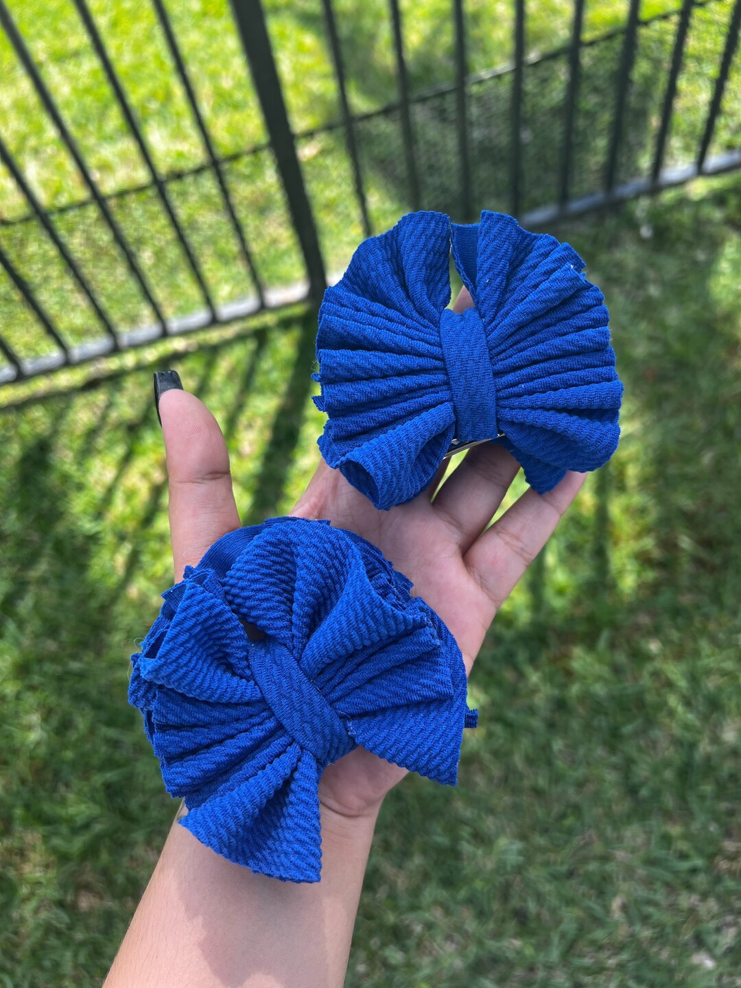 Solid Shredded Piggies, Messy Piggies, Micro Hair Bow, Shredded Bows ...