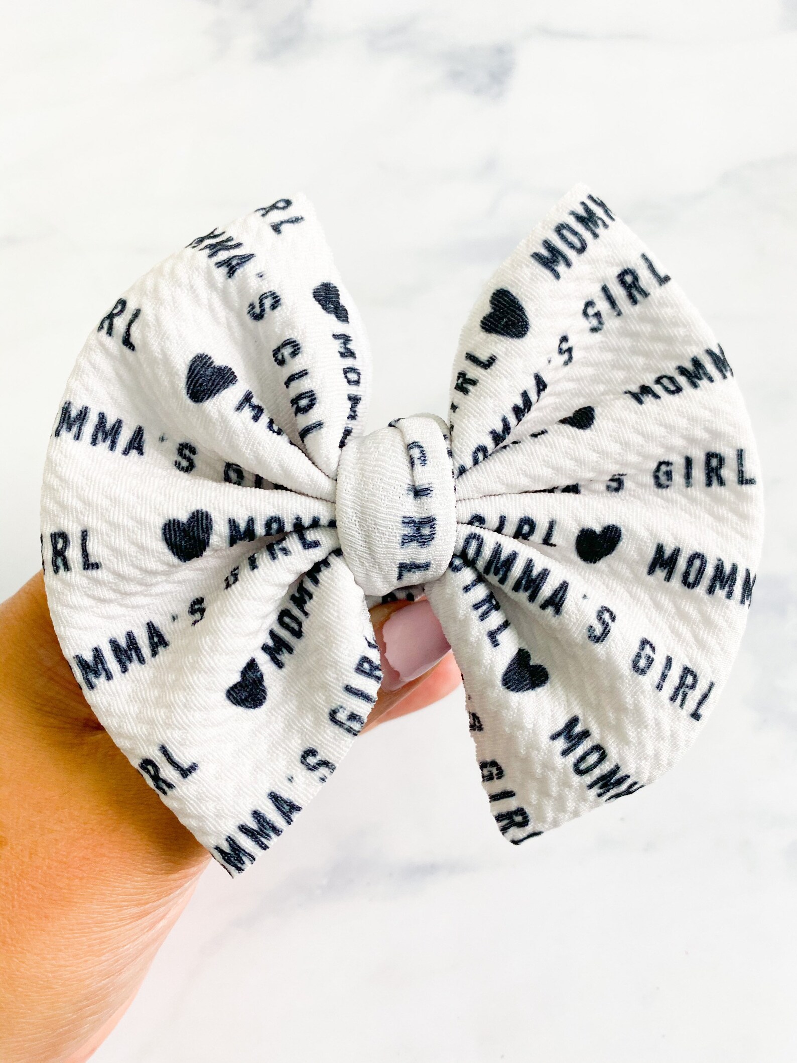 Momma's Girl Bow Mothers Day Gifts Mommy's Girl | Etsy