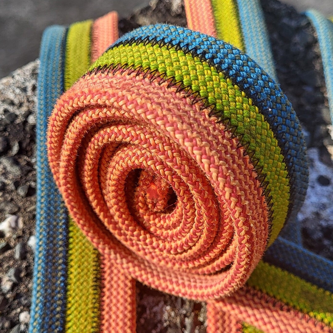Climbing Rope Belt Made From Retired Climbing Rope Multi Colour Options ...