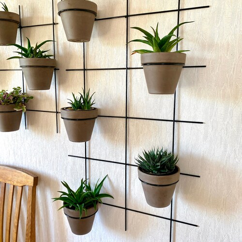 Large Horizontal Wall Hung Planter Flower Pot Holder - Etsy Canada