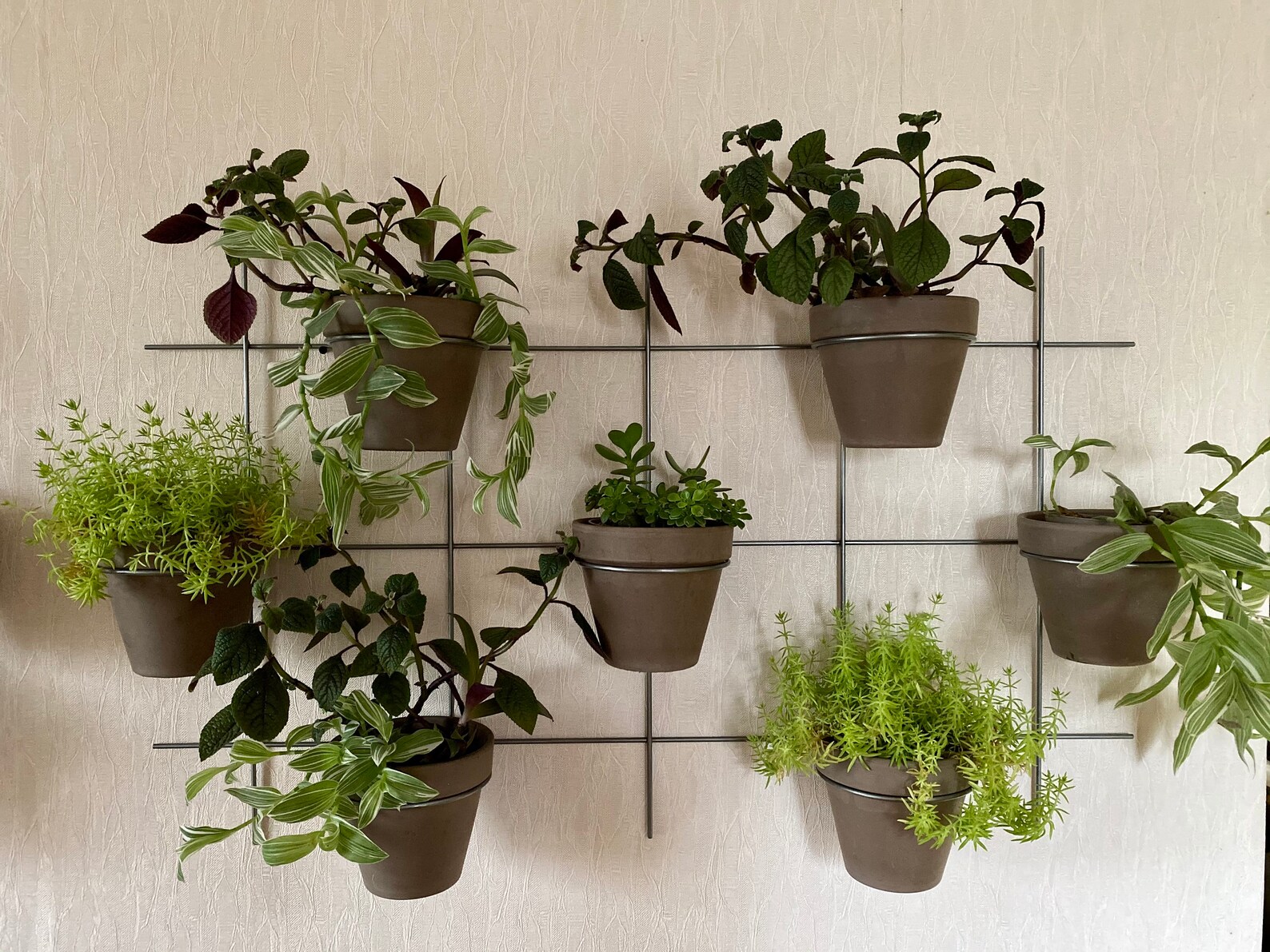 Large Horizontal Wall Hung Planter Flower Pot Holder - Etsy Canada