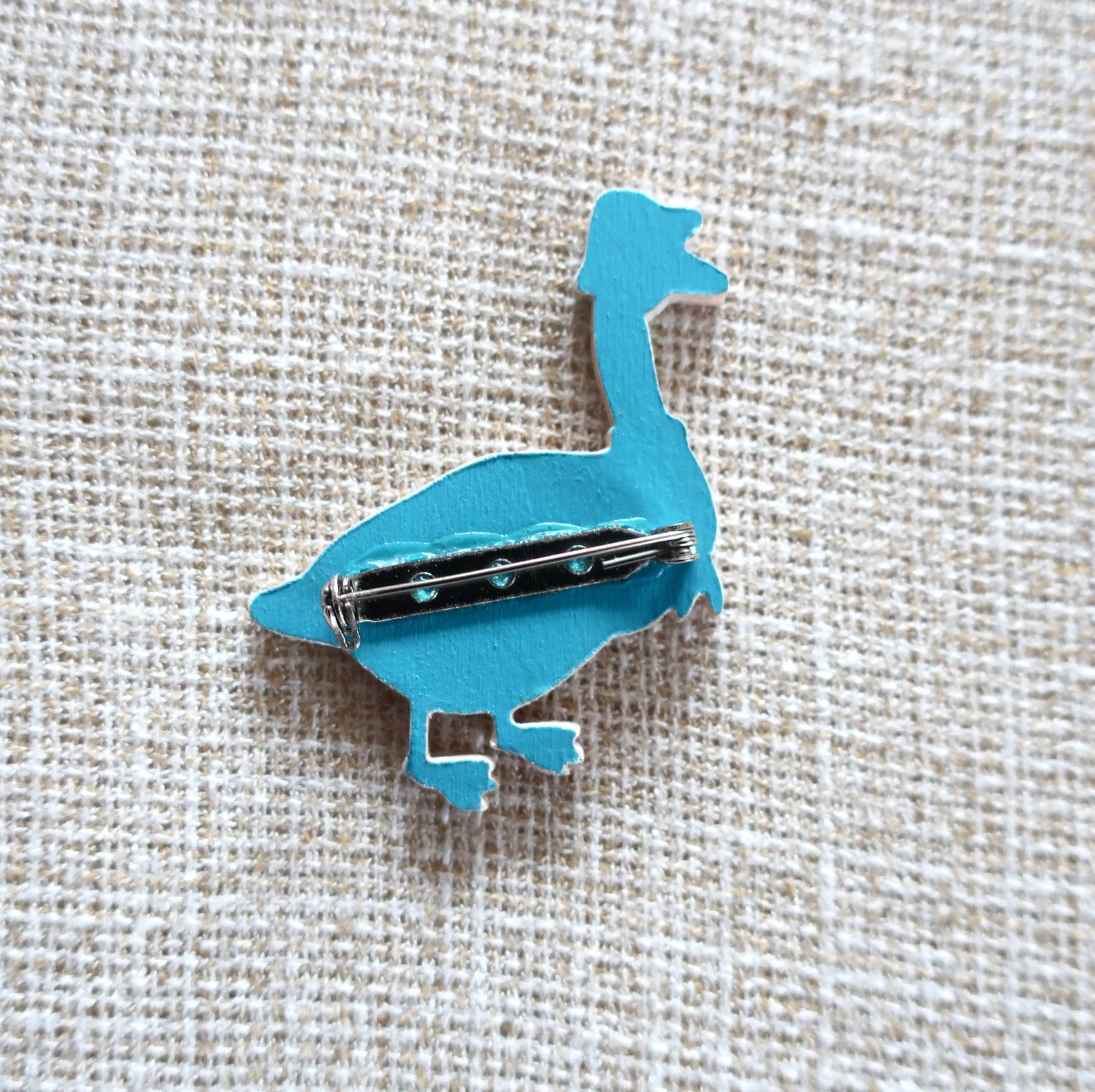 Lady Goose Pin Easter Goose Pin Lady Goose Brooch Easter Pin Animal Pin ...