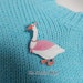 Lady Goose Pin Easter Goose Pin Lady Goose Brooch Easter Pin Animal Pin ...