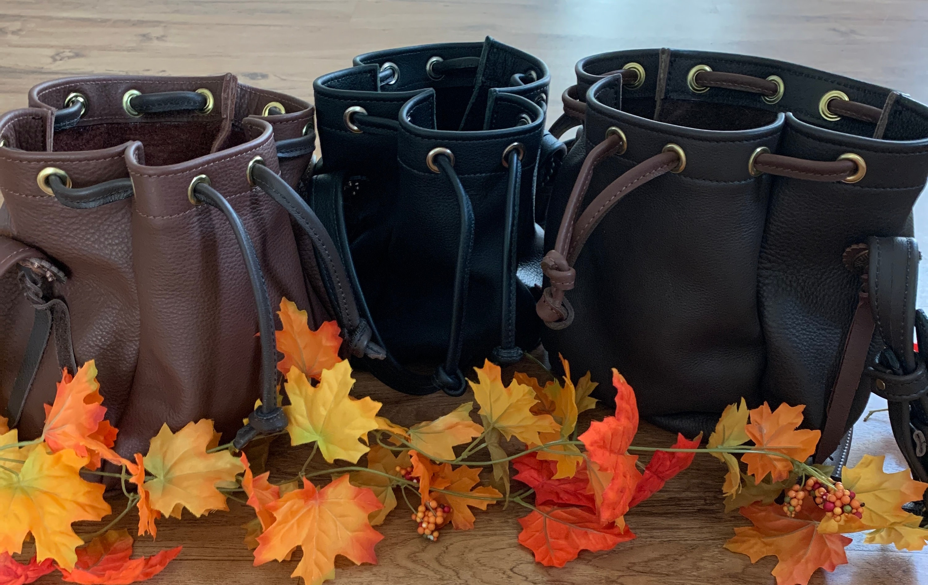 Handcrafted Leather Drawstring Purse - Etsy