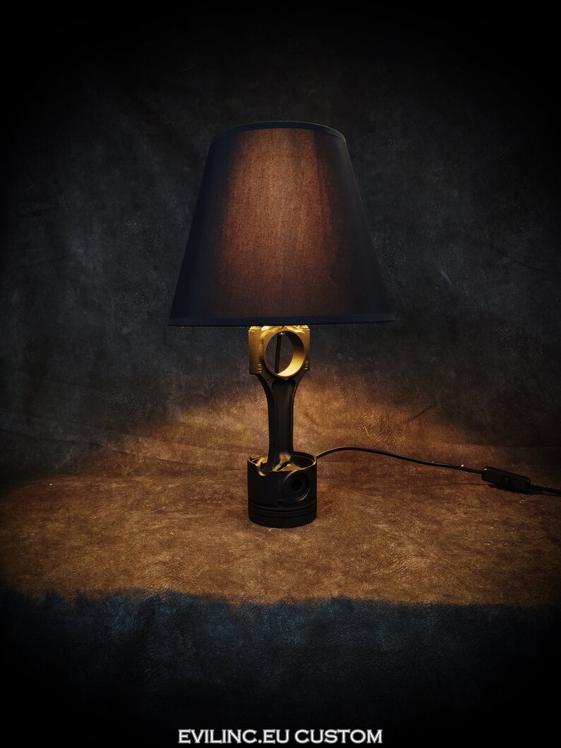 SOLD Car Truck Piston /w Connecting Rod Night Table Lamp - Etsy