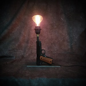 SOLD Gun M16 Lamp Weapon Firearm Rifle Carabine Table - Etsy