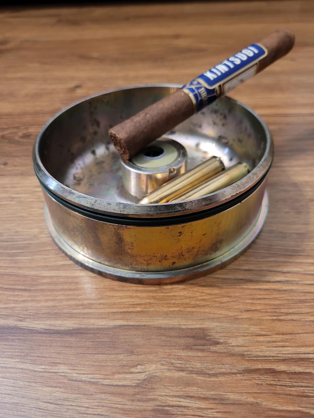 Artillery Bullet Ashtray Ammo Ammunition Shell Casing Tank Ash Tray ...