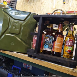 SOLD HIDDEN STORAGE Shelf Jerry Can Mini Hidden Bar Box Canister Fuel ...